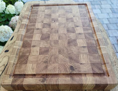 Deska Do Krojenia Dębowa Duża Sztorcowa 40x32 12779606957 oficjalne