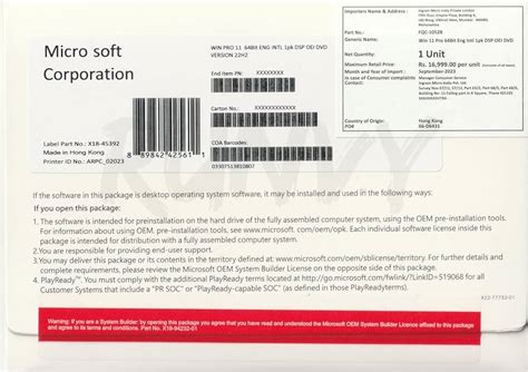 Windows Pro Retail Key Lifetime Physical Box With Cd Vprozone