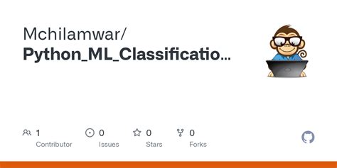 GitHub Mchilamwar Python ML Classification Cases
