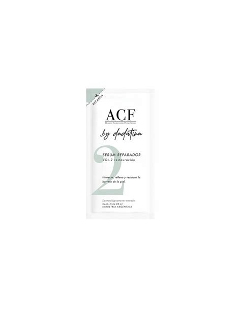 Acf by Dadatina Serum Reparador Vol 2 Restauración Recarga 30ml