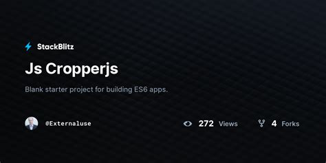 Js Cropperjs StackBlitz