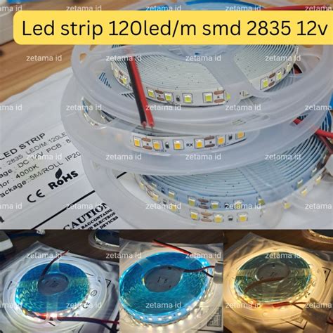 Jual Led Strip V Led M DC V SMD Roll M Premium Shopee Indonesia