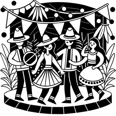 페스타 주니나 프리미엄 Ai 생성 벡터