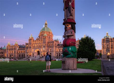 Aboriginal First Nations Knowledge Totem Pole And Provincial