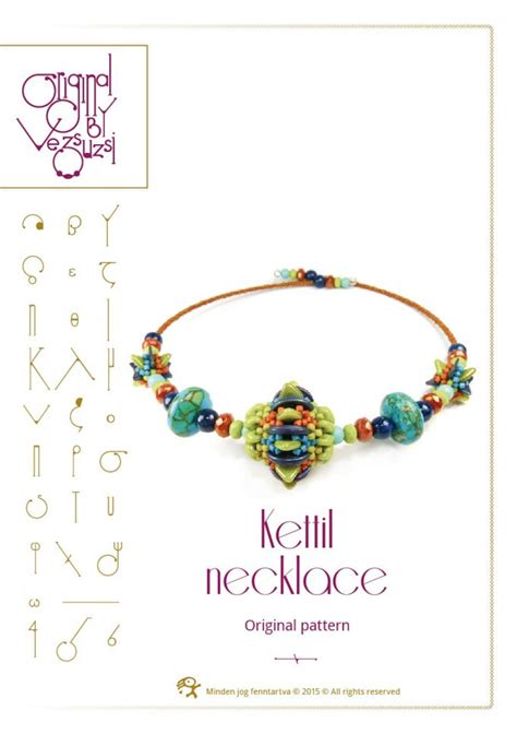Pattern Kettil Necklace Pdf Instruction For Personal Use Only Etsy