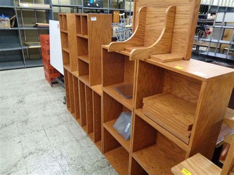 1 Lot Wooden Storage Bins Matthews Auctioneers