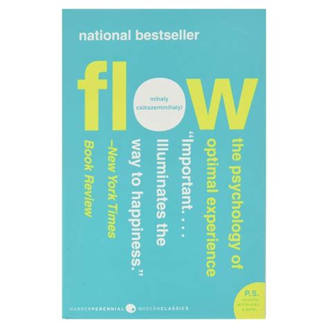 Flow The Psychology Of Optimal Experience By Mihaly Csikszentmihalyi