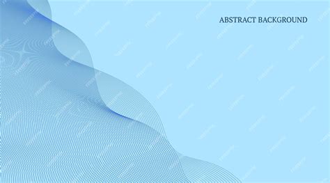 Premium Vector Simple Abstract Background Wave Lines