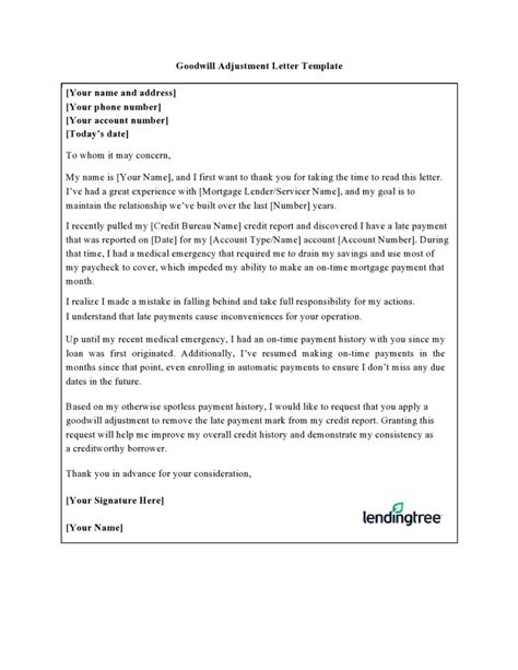 40 Free Goodwill Letter Templates And Examples ᐅ Templatelab
