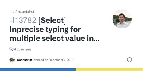 Select Inprecise Typing For Multiple Select Value In Typescript