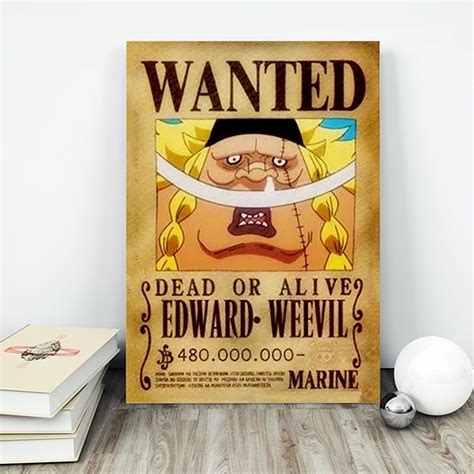 Jual Poster Sticker Anime One Piece Bounty Shichibukai Ukuran A4