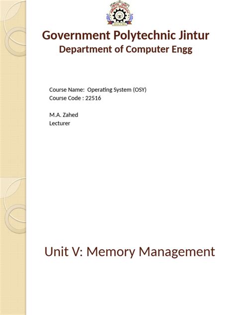 unit 5 os pdf computer data storage process computing