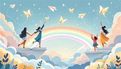 Free Knowledge Takes Flight Image Whimsical Magical Education