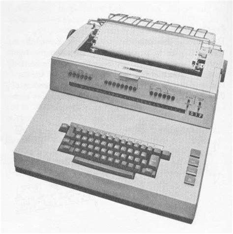 The Ibm 1052 Printer Keyboard