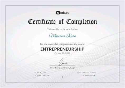 Syeda Masooma Raza On Linkedin Entrepreneurship Entrepreneur Coursecompletion