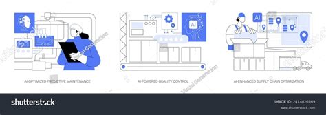 Ai Manufacturing Abstract Concept Vector Illustration Stock Vector Royalty Free 2414026569
