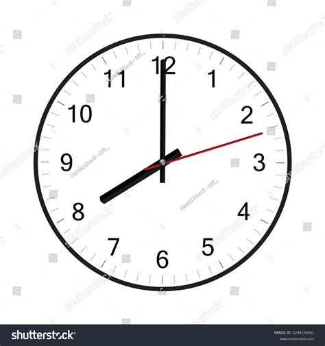 8 O Clock Vector Illustration Stock Vector Royalty Free 2248128461 Shutterstock 8 O Clock Vector Illustration Stock Vector Royalty Free 2248128461 Shutterstock