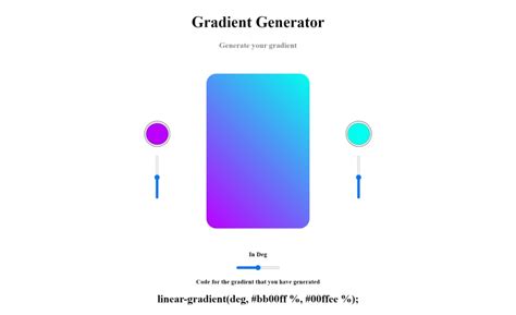 How To Code A Simple Linear Gradient Generator Using Reactjs Dev