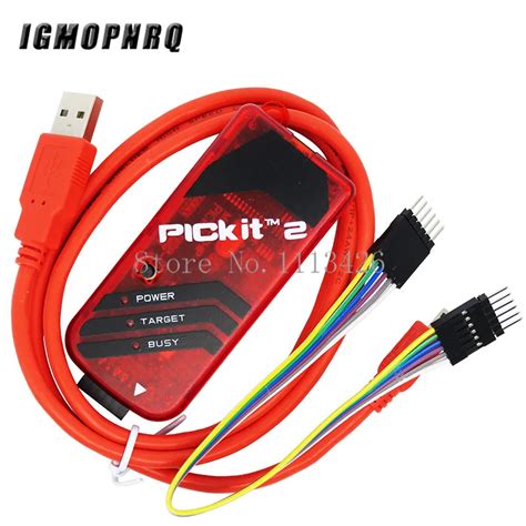 Pickit2 Pic Kit2 Simulator Pickit 2 Programmer Emluator Red Color W Usb