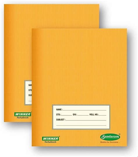 Sundaram School Notebooks At Rs 51 Piece Borivali Mumbai Id