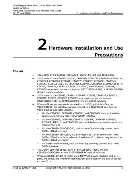 01 02 Hardware Installation And Use Precautions Pdf Network Switch Telecommunications 01 02 Hardware Installation And Use Precautions Pdf Network Switch Telecommunications