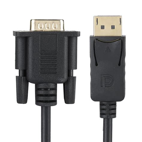 Adaptador De Cable Dp A Vga Dp A Vga Portátil Displayport A Vga Para