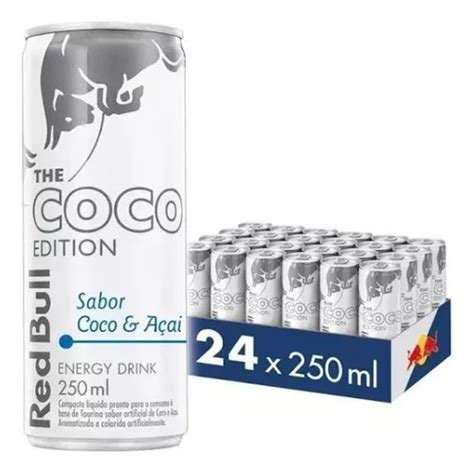 Red Bull Coco E Açai Edition 250 Ml Pack Com 24 Unidades Frete Grátis