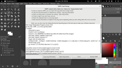 Gimp We Know That Bug Reporting With Gimp As Well As Facebook