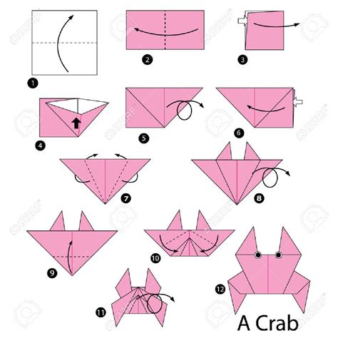 Resultado De Imagen De Origami Cangrejo Бумажные розы Оригами Крабы