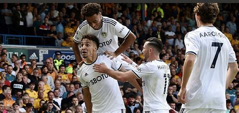 Epl Relegation Threatened Leeds Secures Wiin Over Wolves