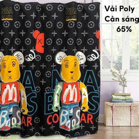 Mua Rèm Che Ngăn Phòng Treo Cửa Chắn Nắng Vải Poly Có Móc Treo Sẵn