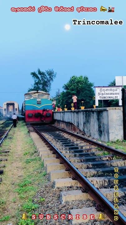 ♥️ත්‍රිකුණාමලය♥️🚂like එකක් දාල Subscribe කරලා යන්න😊🔔 Travel Trincomalee Srilanka Train Vlog Road
