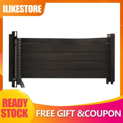 Ilikestore Pcie40 X16 Riser Cable High Speed Double Reverse Foldable