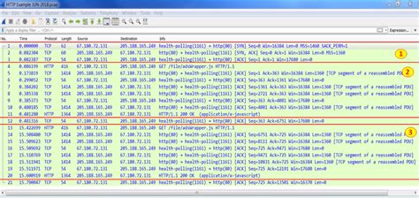 Wireshark חזרה לעקרונות דוגמא ל Tcp Connection עם בקשות