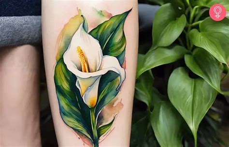 16 Best Calla Lily Tattoos Designs
