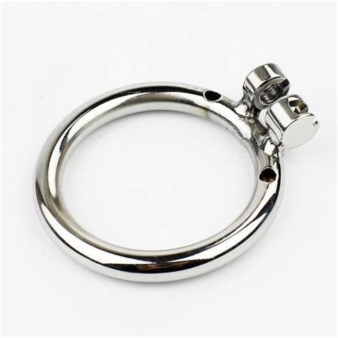 Cockring Petit dispositif de chasteté masculine en acier inoxydable
