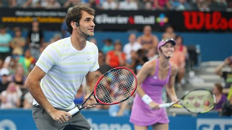 Roger Federer Martina Hingis To Play Rio Olympic Mixed Doubles Nbc