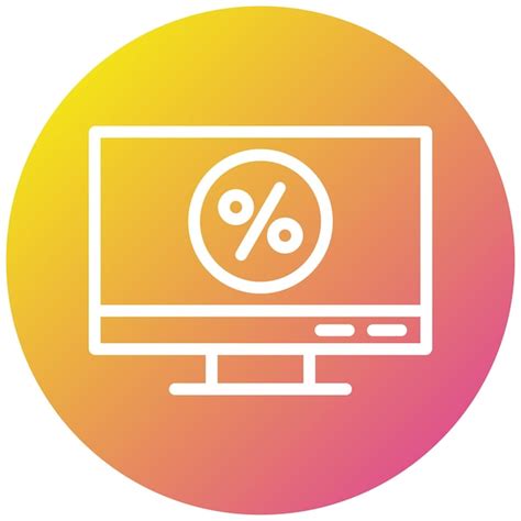 Premium Vector Percentage Vector Icon Design Illustration