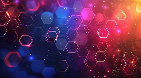 Premium Photo Background Design With An Abstract Array Of Hexagons Ai