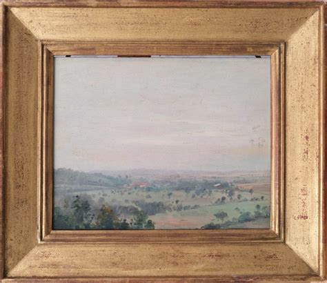 Jacques Mathey 1883 1973 Paysage Vallonné Huile Sur Panneau