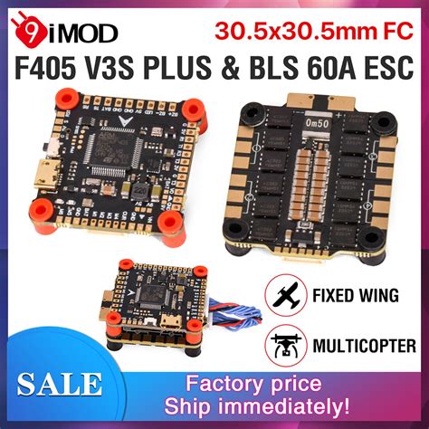 9imod F405 V31s Plus Fc Flight Controller Board 4in1 8bit Built In Barometer Osd With Brushless