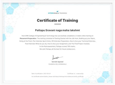 pattapu sravani naga maha lakshmi on linkedin internshala