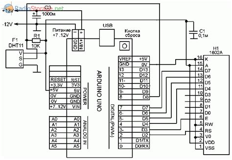 Индикатор температуры и влажности воздуха на Arduino Uno и датчике Dht11