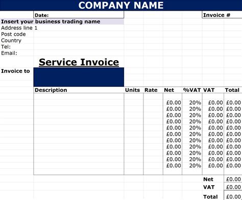 Best 5 Service Invoice Templates Free Report Templates Best 5 Service Invoice Templates Free Report Templates