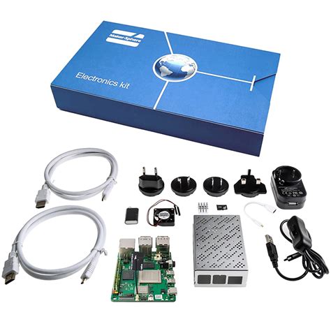 Rock 4 Model C 4gb Single Board Computer Starter Kit Sb Components
