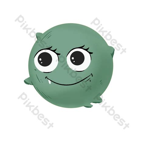 만화 귀여운 이모티콘 행성 일러스트 Png Psd 무료 다운로드 Pikbest