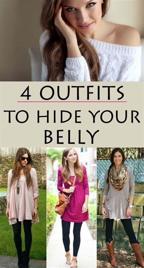 4 Outfits To Hide Your Belly Dress To Hide Belly