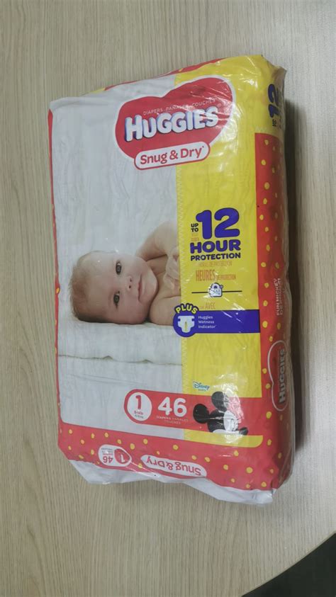 Huggies Snug And Dry 46 Pieces Size 1 Disney Mickey Mouse Sale