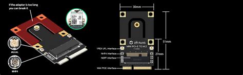 Mini Pci E Wi Fi 6 Intel Ax200 Adapter Kit Pci Express Full Wifi