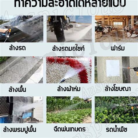 แถมแบตเตอรี่23000mah X 2ก้อนรับประกันคุณภาพ ท่อ้ำฉีดได้ไกล20เมตร รด